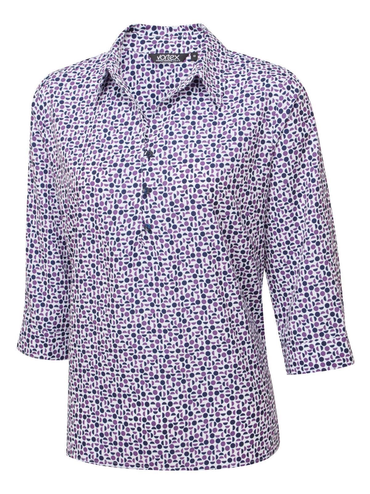 IZZY BERRY 3/4 SLEEVE WITH COLLAR – Vortex Designs Uniform