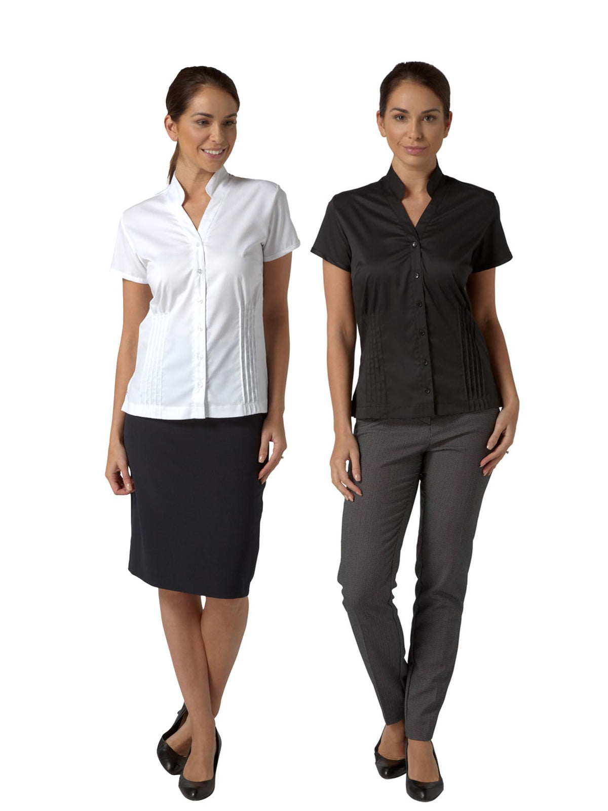 Mia Black Blouse |Ladies Uniform |Vortex Designs – Vortex Designs Uniform