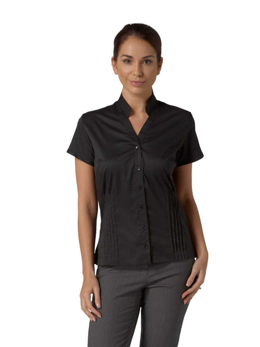 Mia Black Blouse |Ladies Uniform |Vortex Designs – Vortex Designs Uniform