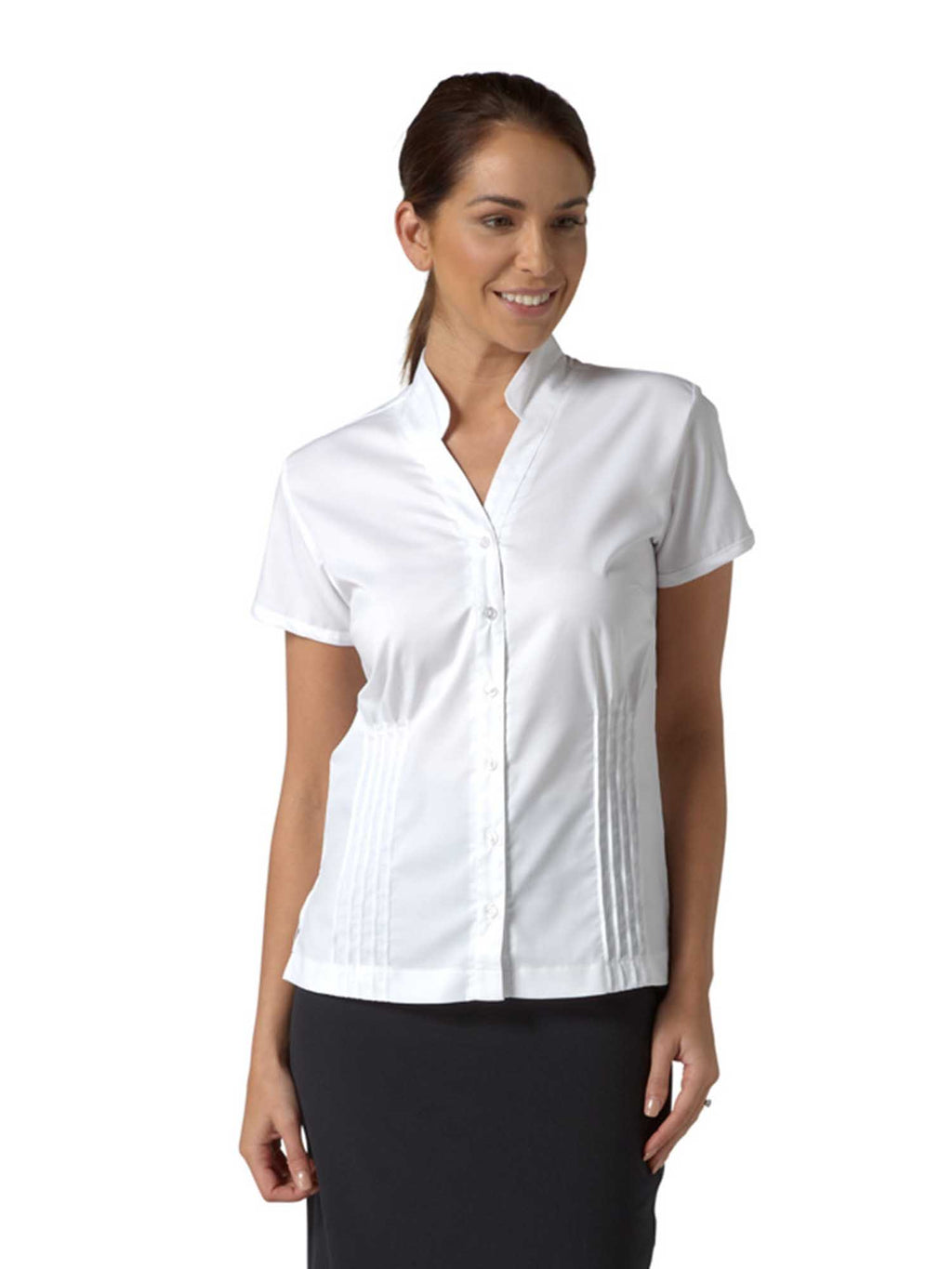 Mia white blouse |Ladies Uniform Tops | Vortex Designs – Vortex Designs ...